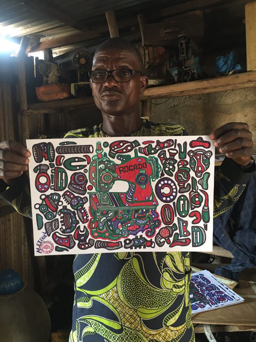 Ezekiel Messou - Rocado – PARIS AFRICA GALLERY