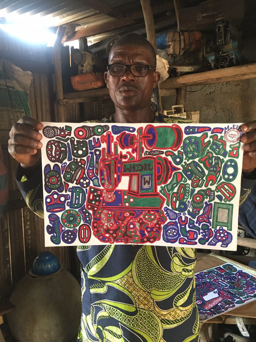 Ezekiel Messou - Widil – PARIS AFRICA GALLERY