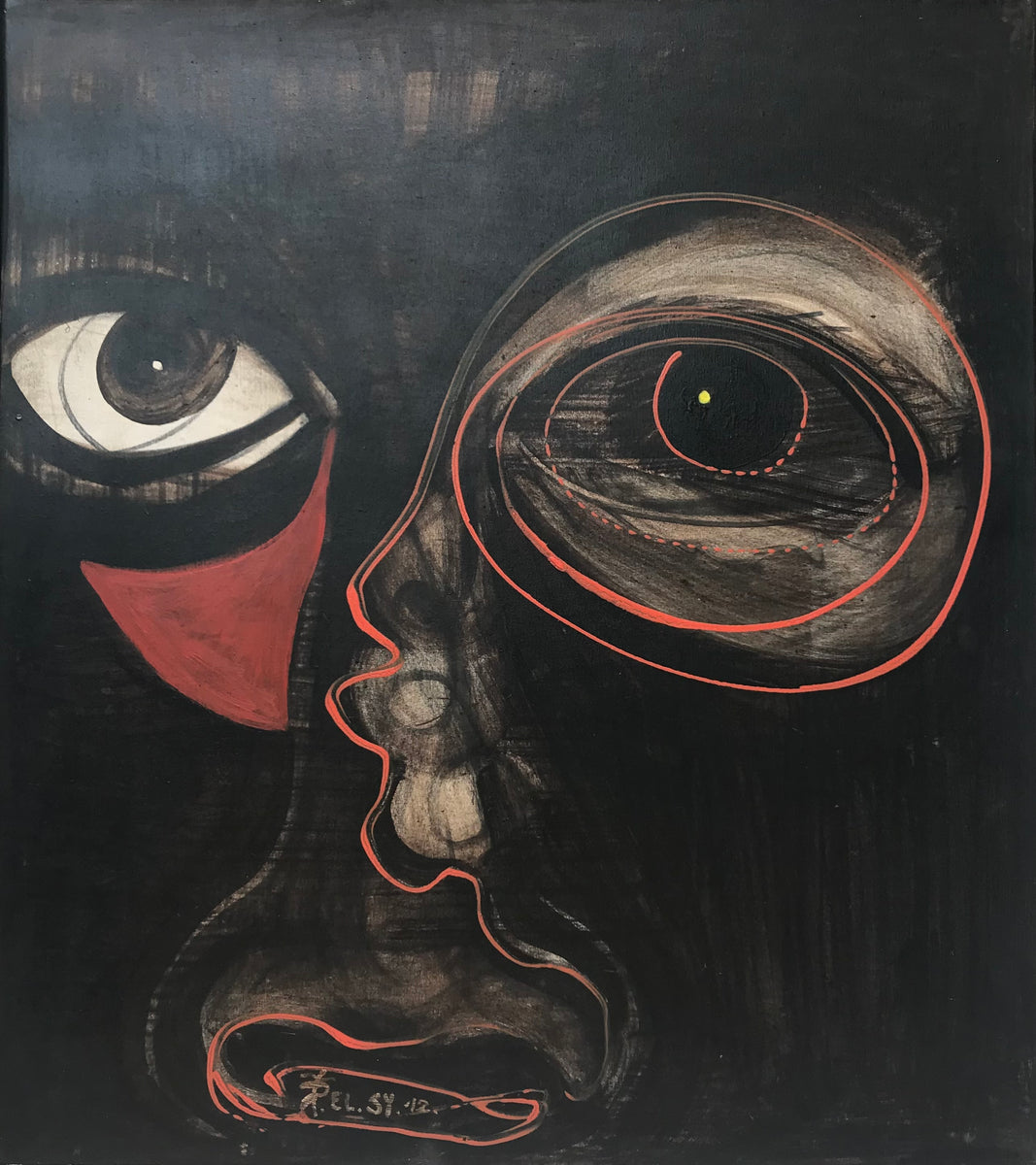 El Hadji Sy - Look – PARIS AFRICA GALLERY